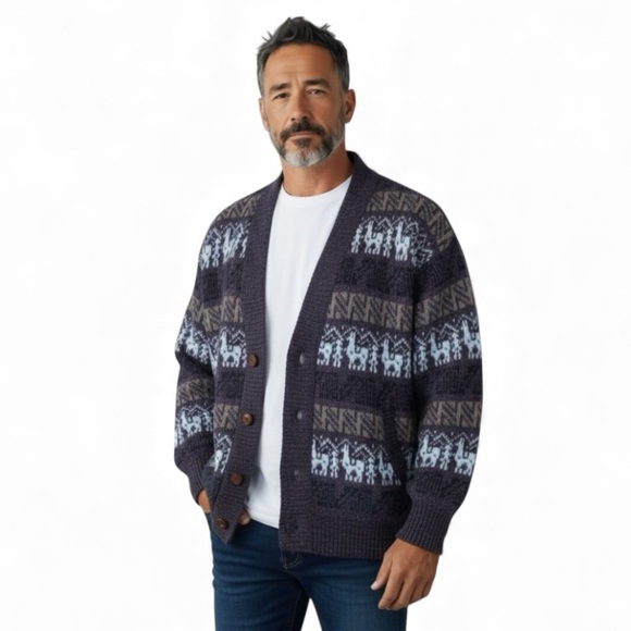 Tejidos Ruminahui | Sweaters | Vintage Alpaca Wool Cardigan Tejidos ...